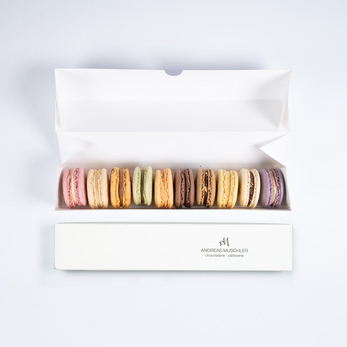 10er Macarons – Andreas Muschler, chocolaterie & pâtisserie